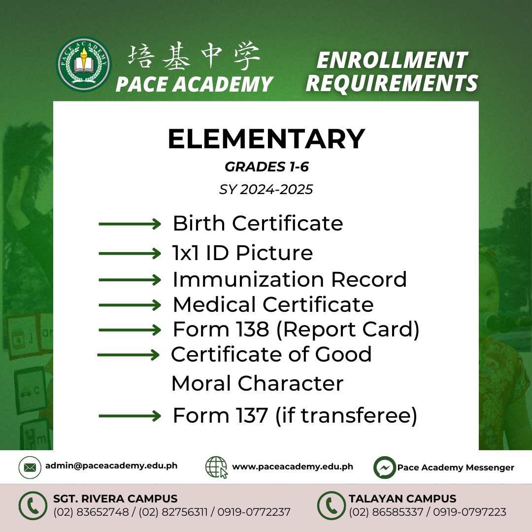 Elementary - Pace Academy